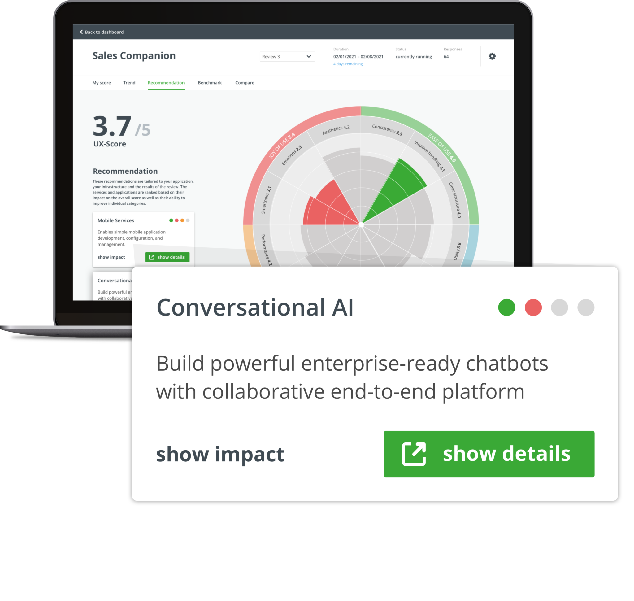 Step by step to your first UX Score by sovanta® - sovanta AG